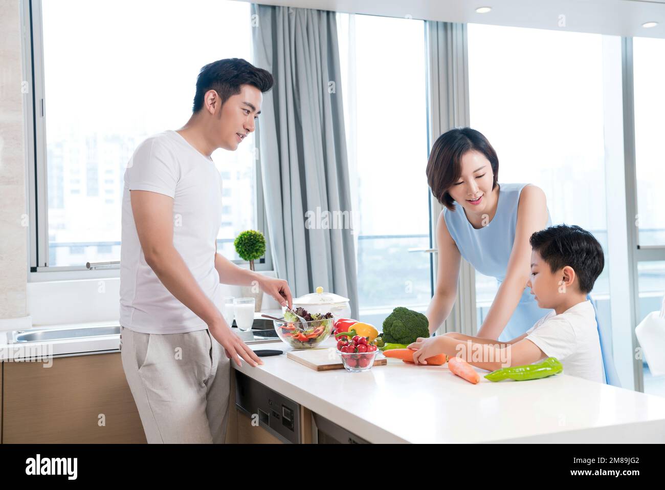 My joy of cooking in the kitchen Stock Photo - Alamy