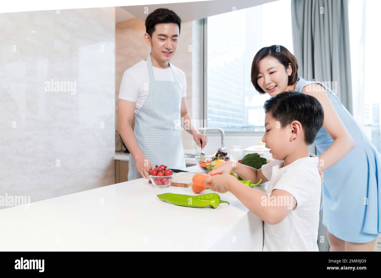 My joy of cooking in the kitchen Stock Photo - Alamy