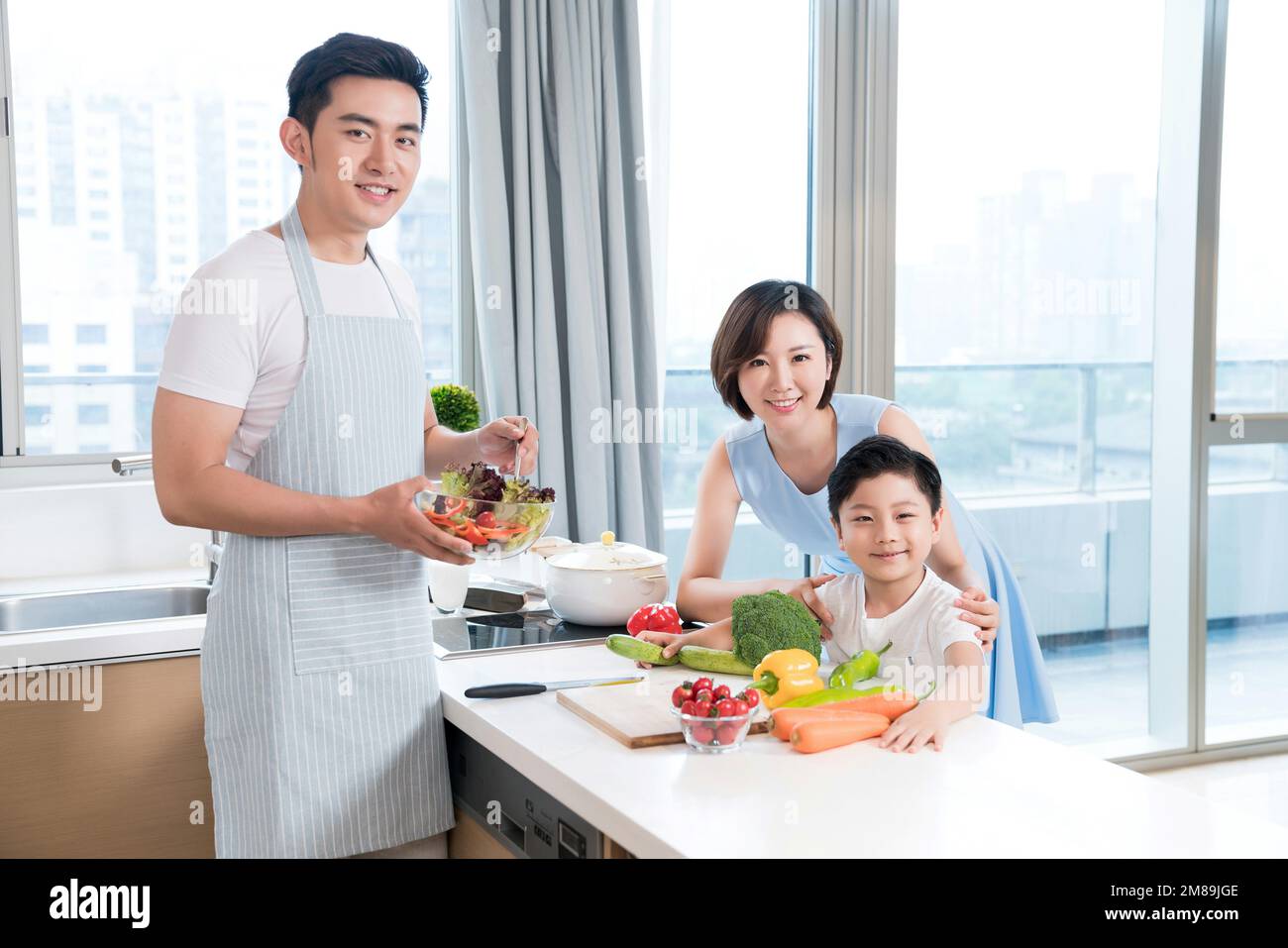 My joy of cooking in the kitchen Stock Photo - Alamy