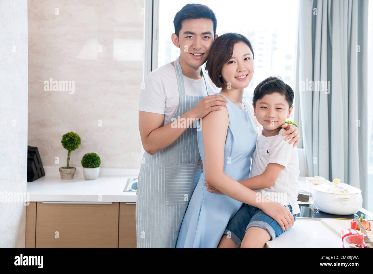 My joy of cooking in the kitchen Stock Photo - Alamy