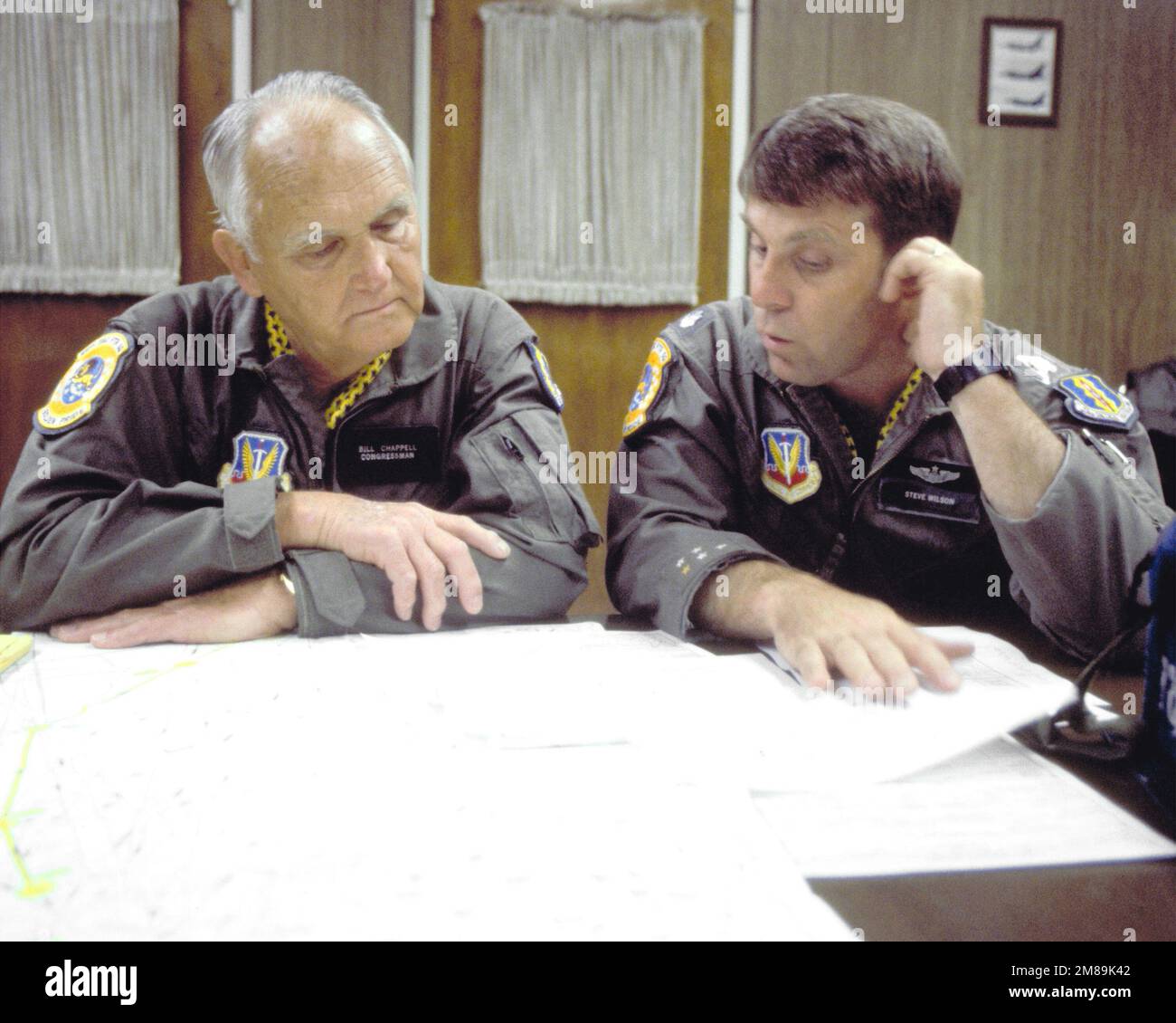 Rep. Bill Chappell of Florida, left, and LCOL Steve Wilson, 59th ...