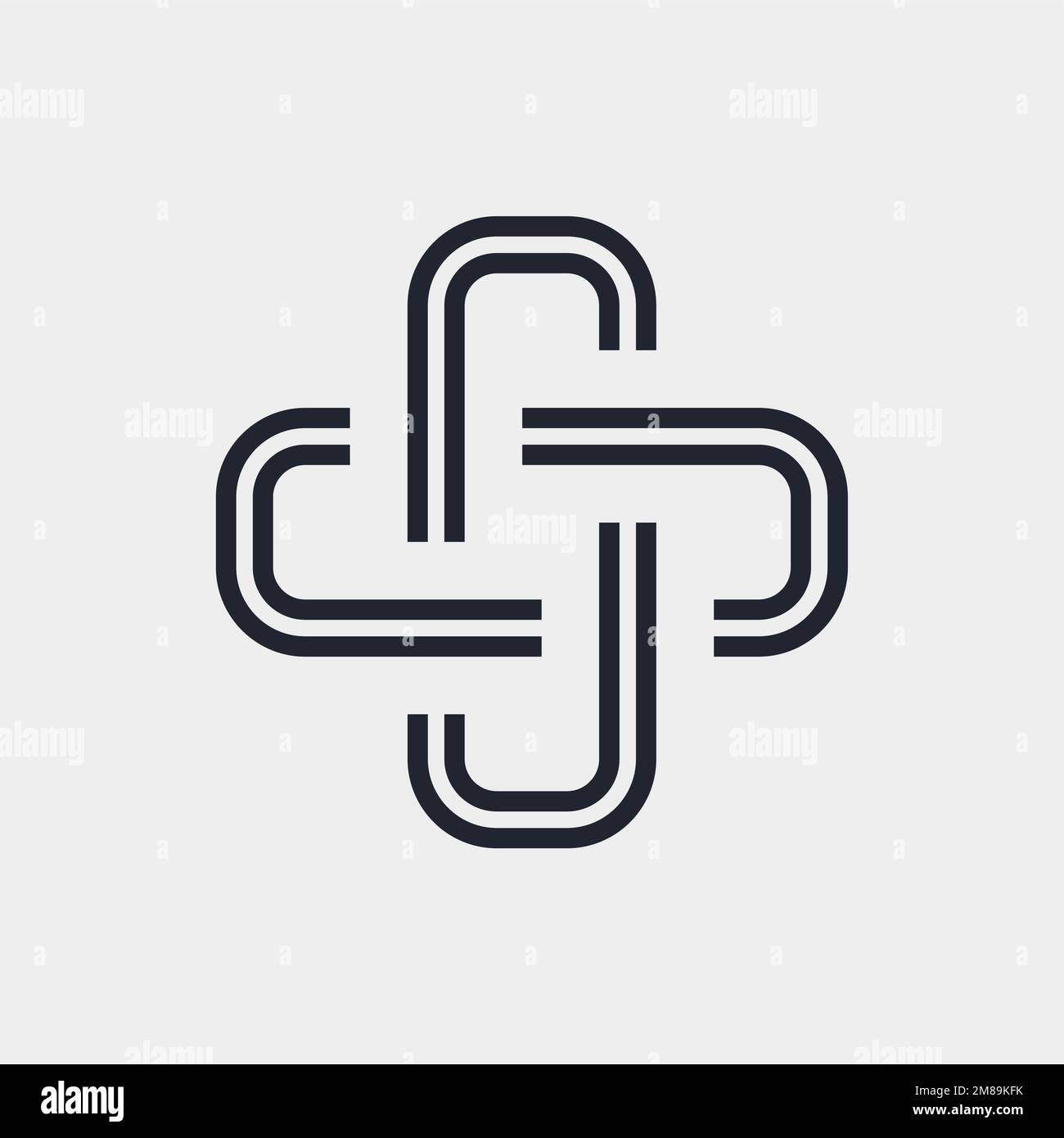 Complex Geometric Contemporary Element. Logo Design for Business ...