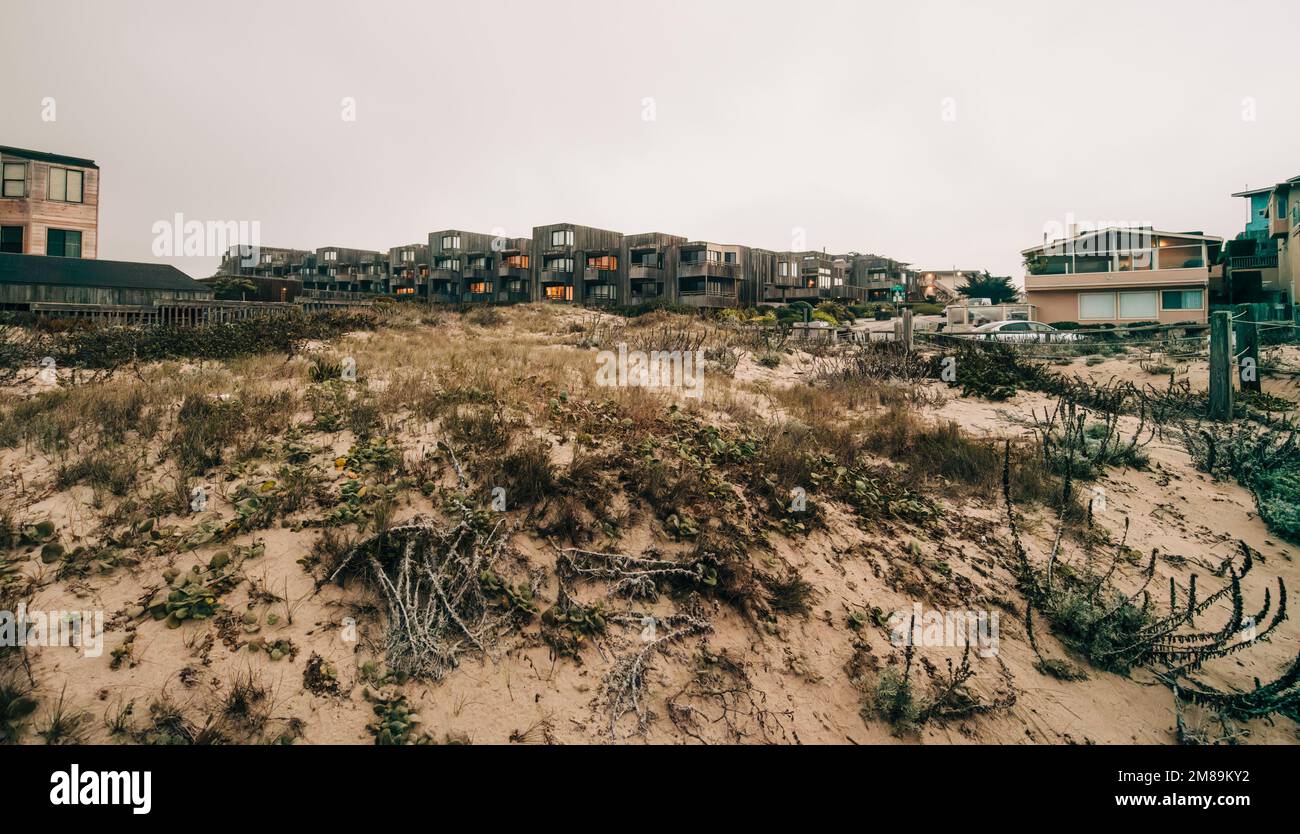 Monterey, California, USA - October 30, 2022. Surf Way Condos at Del ...
