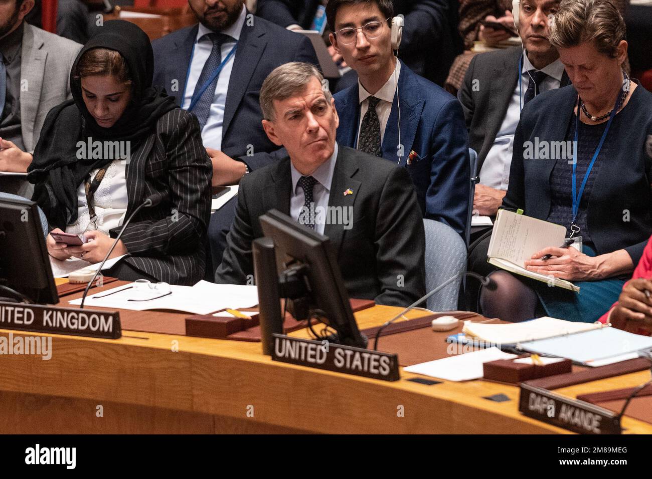 New York, United States. 12th Jan, 2023. David Rutley, Parliamentary ...
