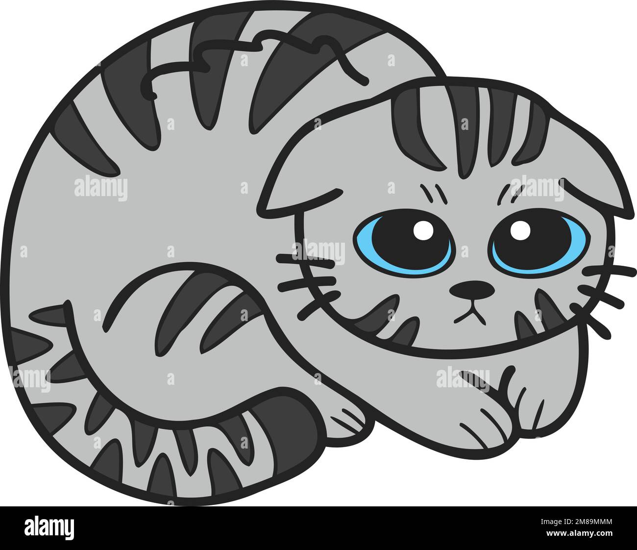 Running Scared Cartoon Cat