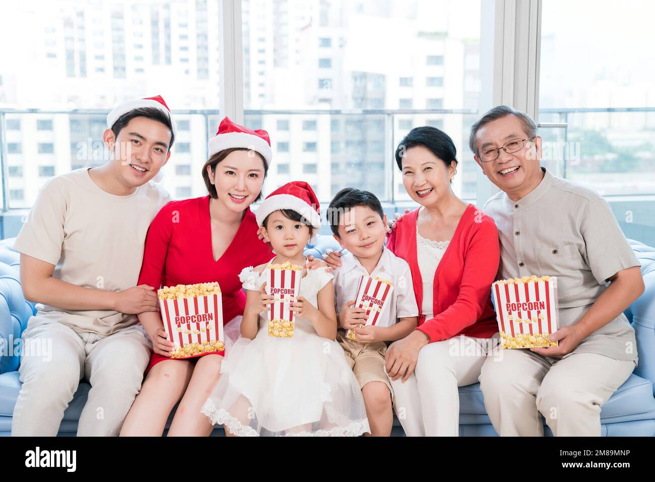 The happy family Stock Photo - Alamy