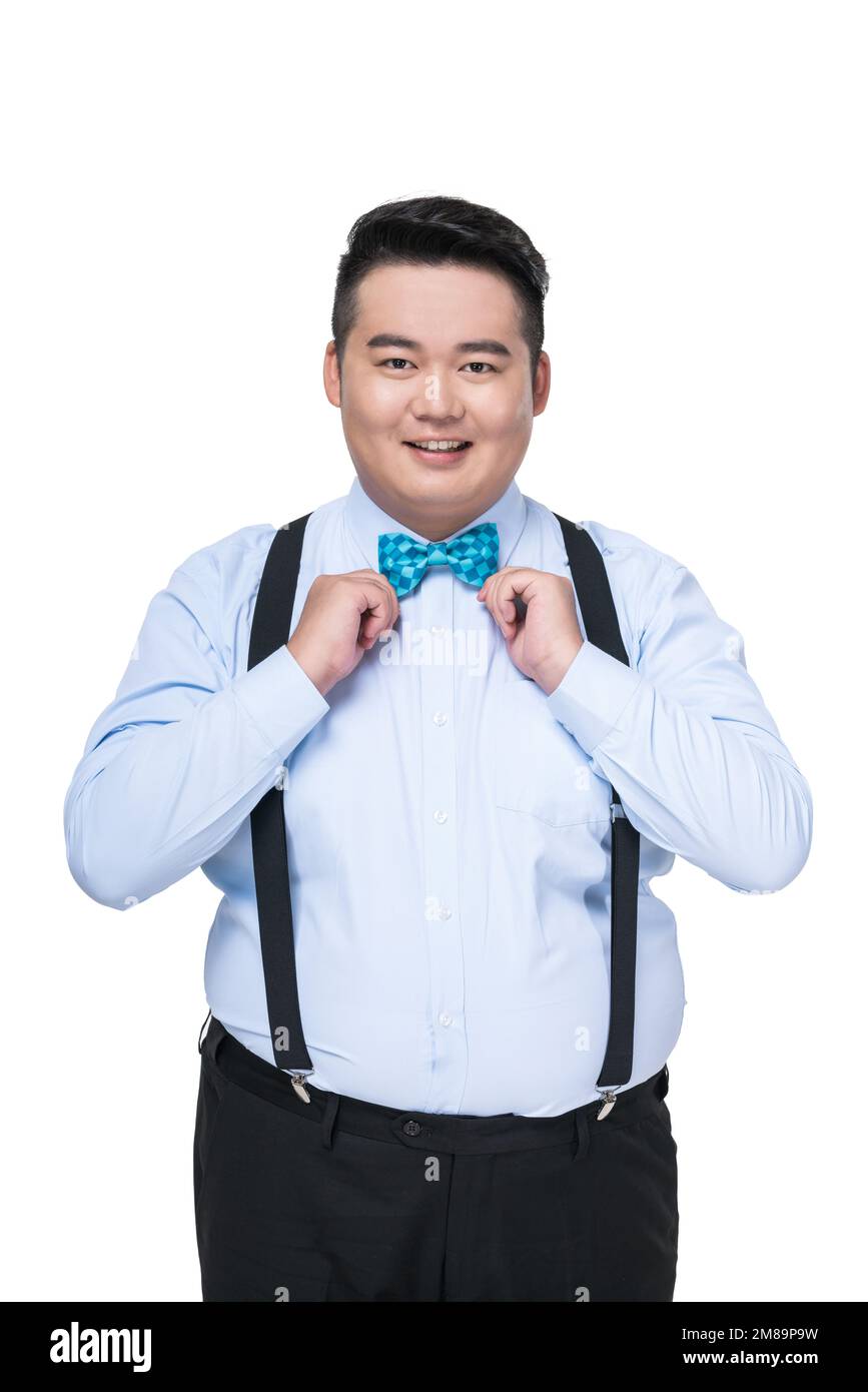 Fat young men Stock Photo - Alamy