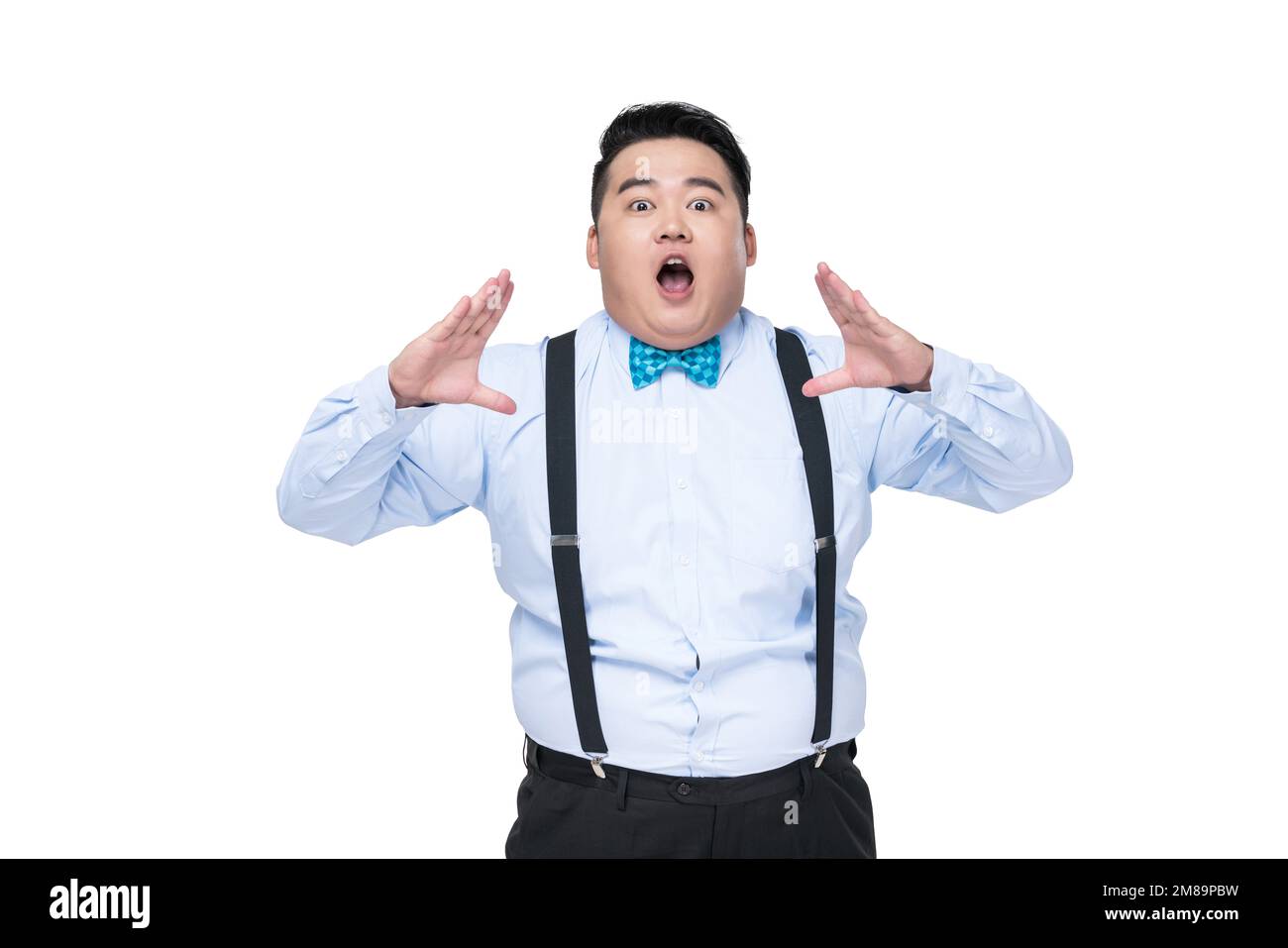 Fat young men Stock Photo - Alamy