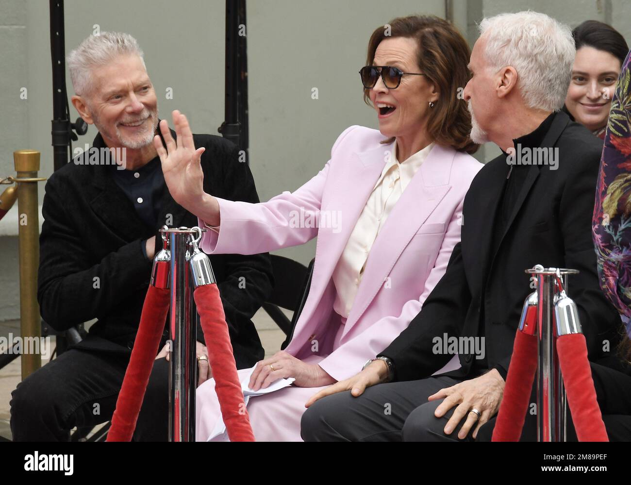Los Angeles, USA. 12th Jan, 2023. (L-R) Stephen Lang, Sigourney Weaver ...