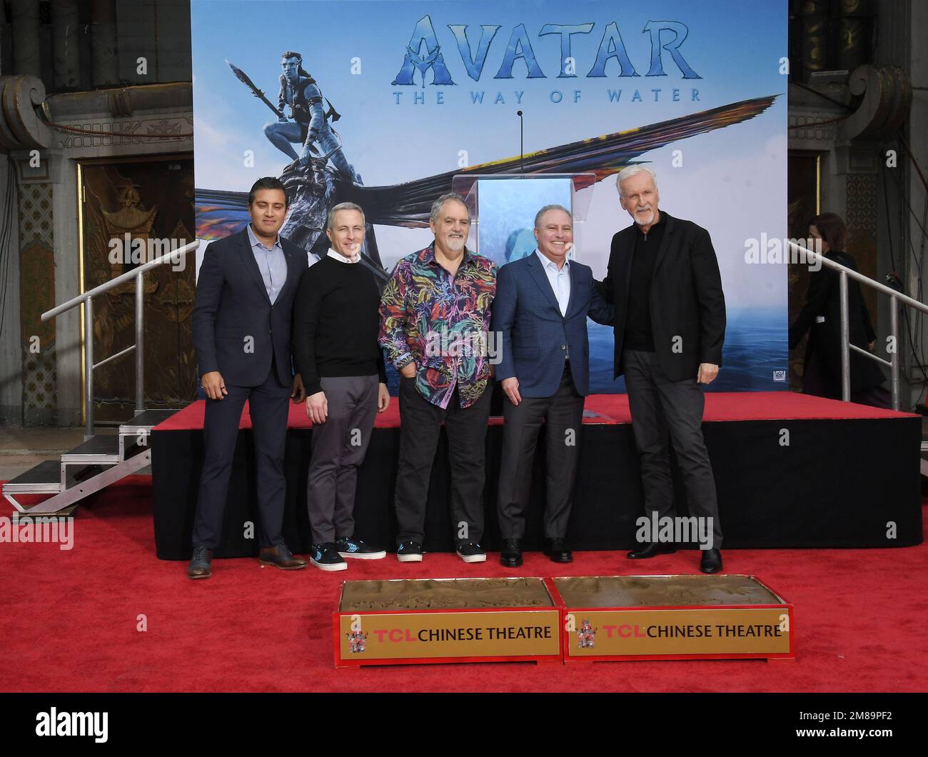 Los Angeles, USA. 12th Jan, 2023. (L-R) Asad Ayaz, Steve Asbell, Jon ...