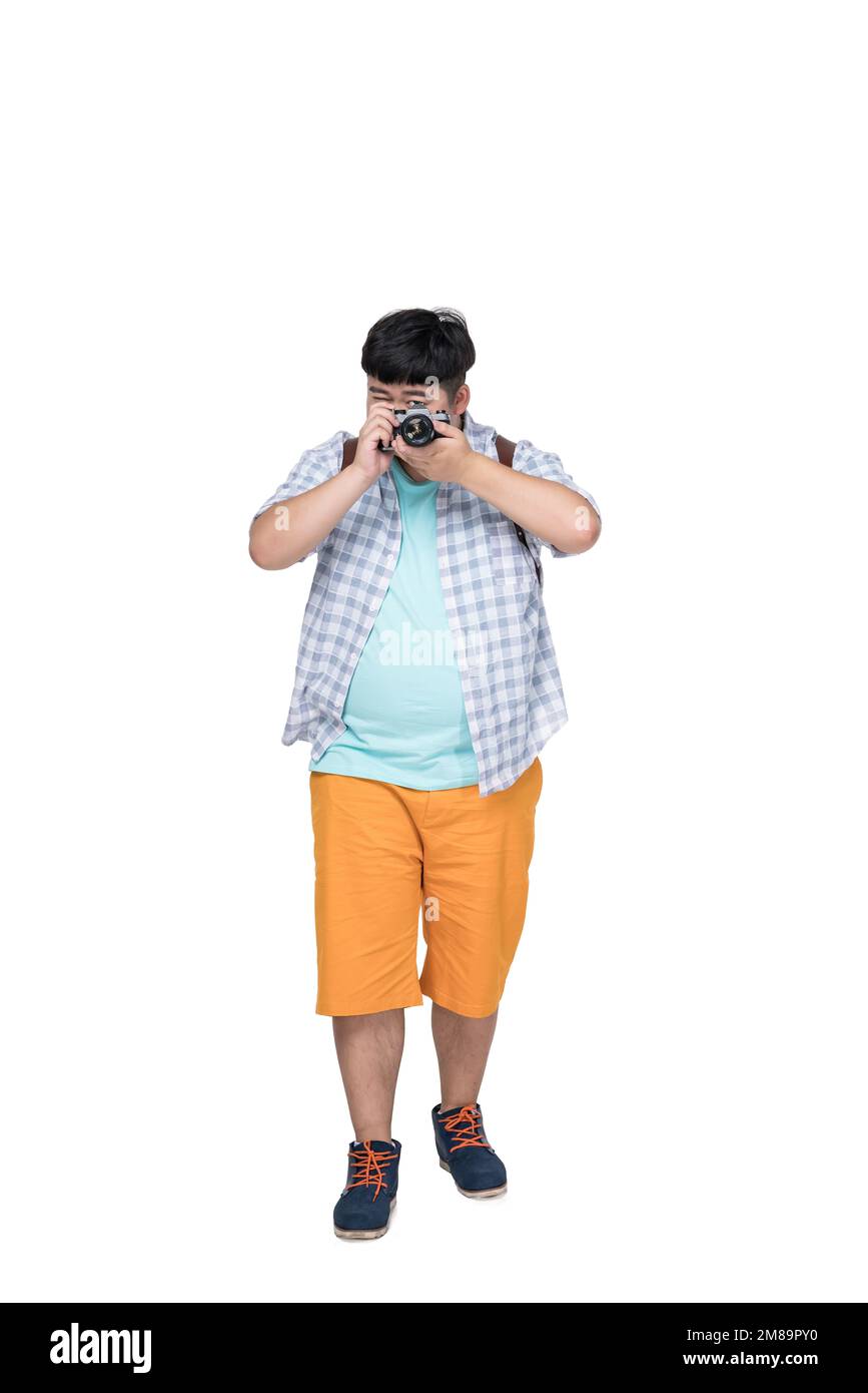 Fat young men in the pictures Stock Photo - Alamy