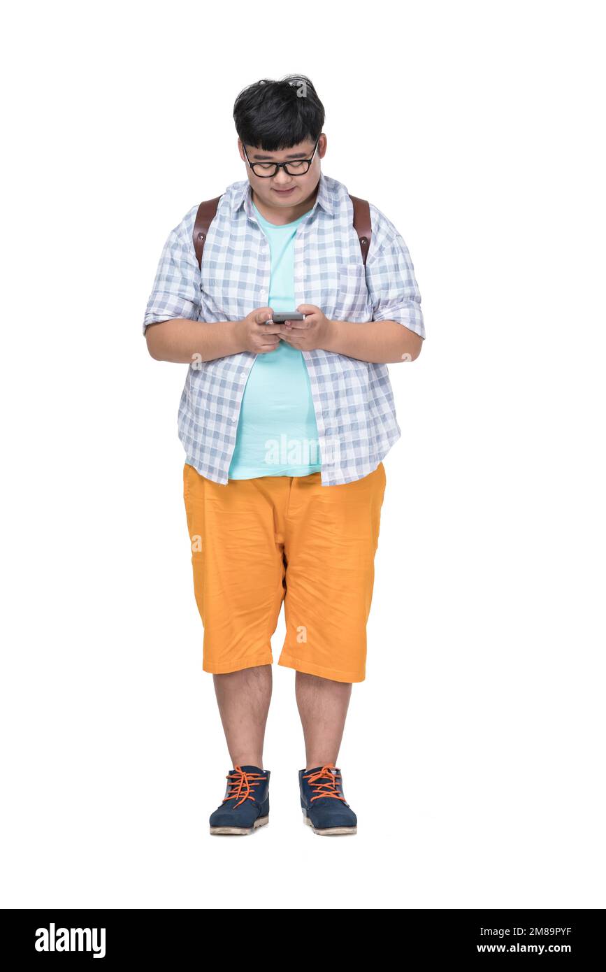 Overweight children playing Cut Out Stock Images & Pictures - Alamy