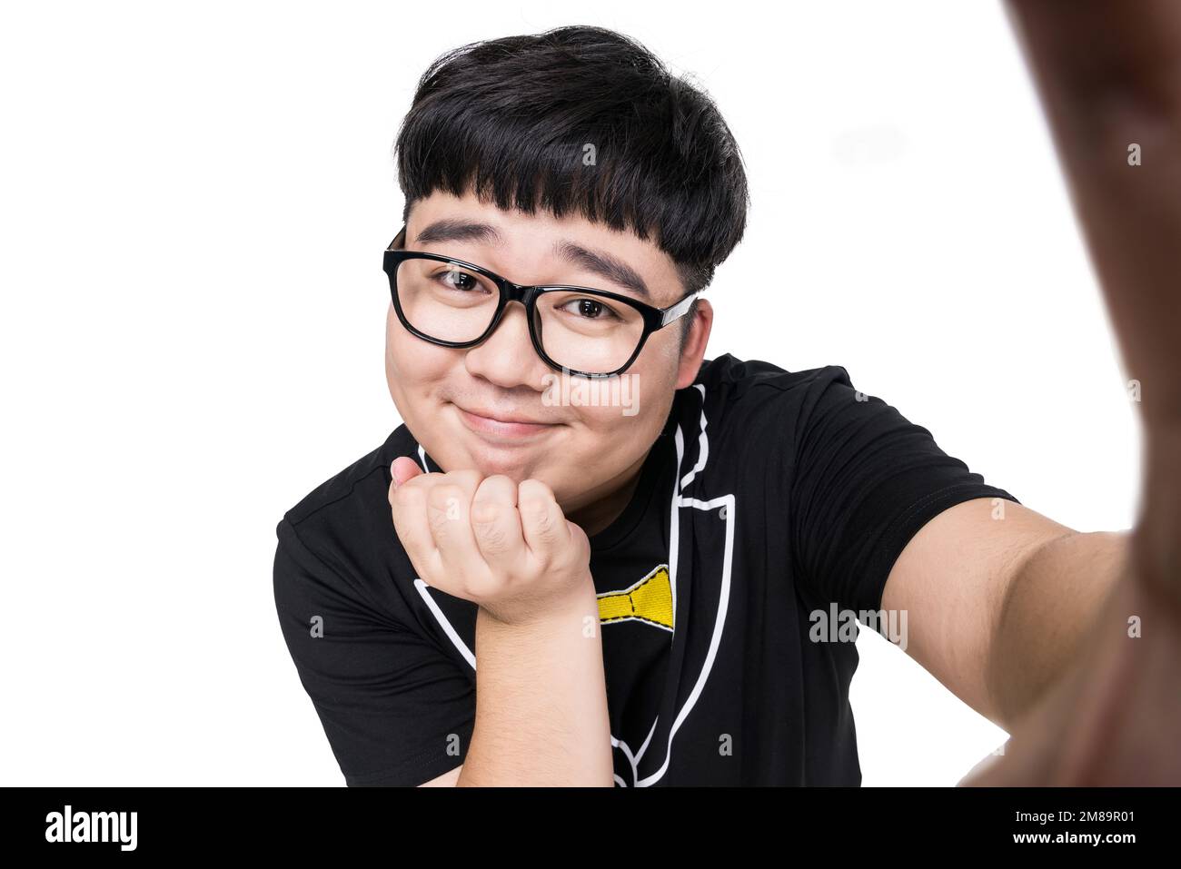 Fat young men in himself Stock Photo - Alamy