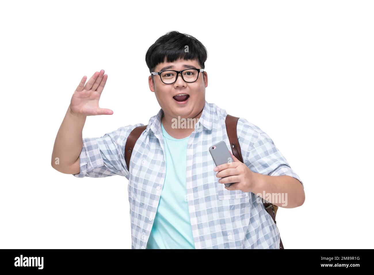 Fat young men in the cry Stock Photo - Alamy