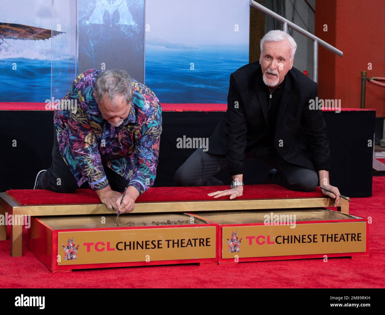 Hollywood, California, USA. 12th Jan, 2023. Jon Landau and James ...