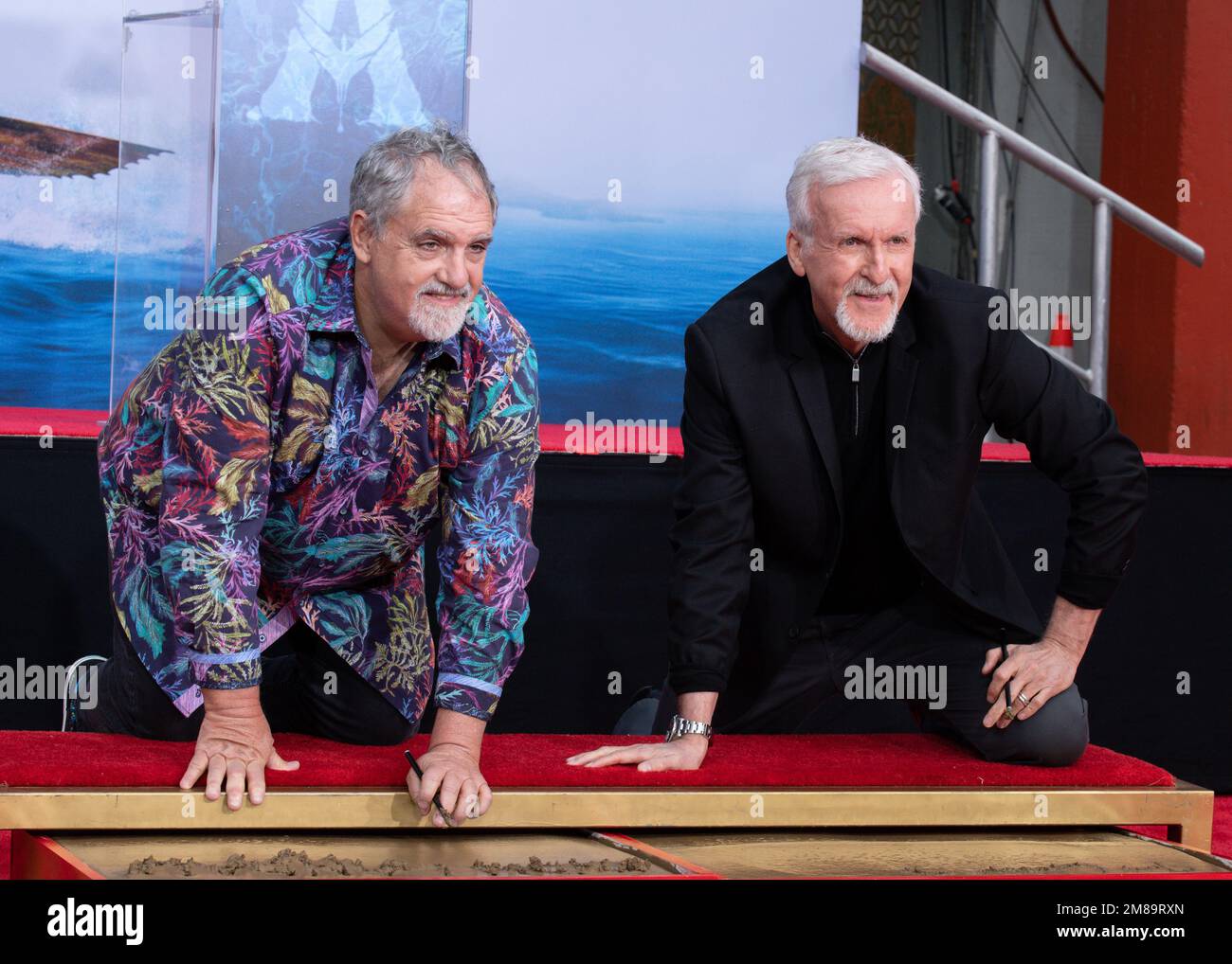 Hollywood, California, USA. 12th Jan, 2023. Jon Landau and James ...