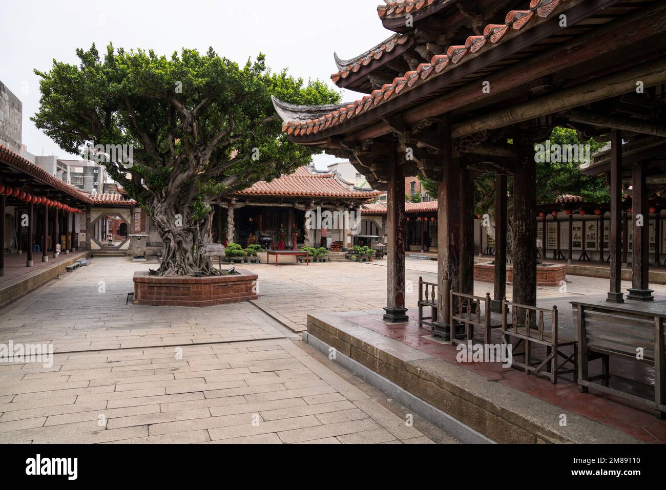 Deer port town of longshan temple in Taiwan Stock Photo - Alamy