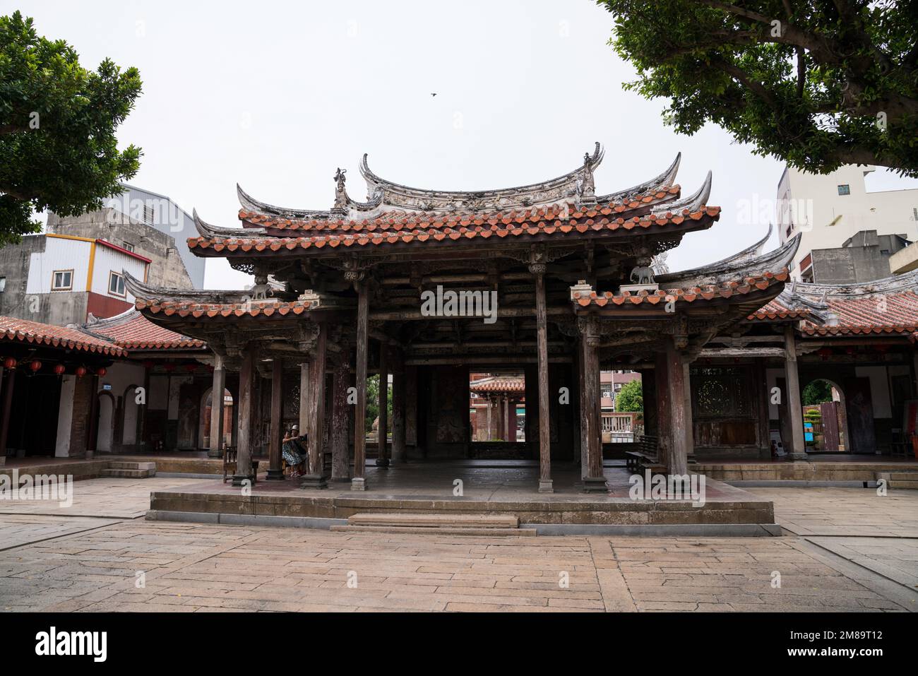 Deer port town of longshan temple in Taiwan Stock Photo - Alamy