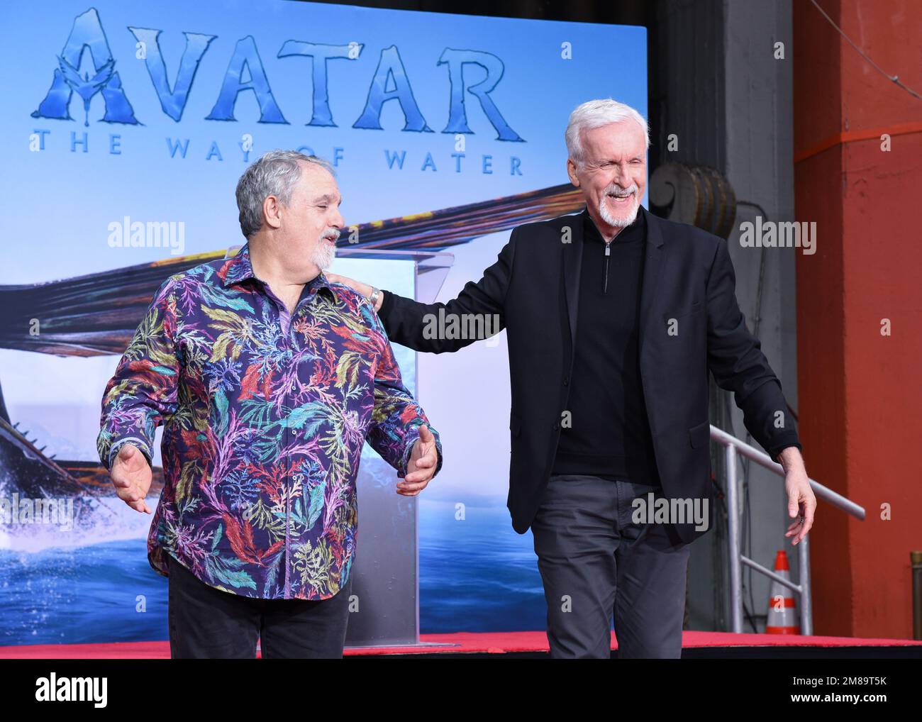 Hollywood, California, USA. 12th Jan, 2023. Jon Landau and James ...