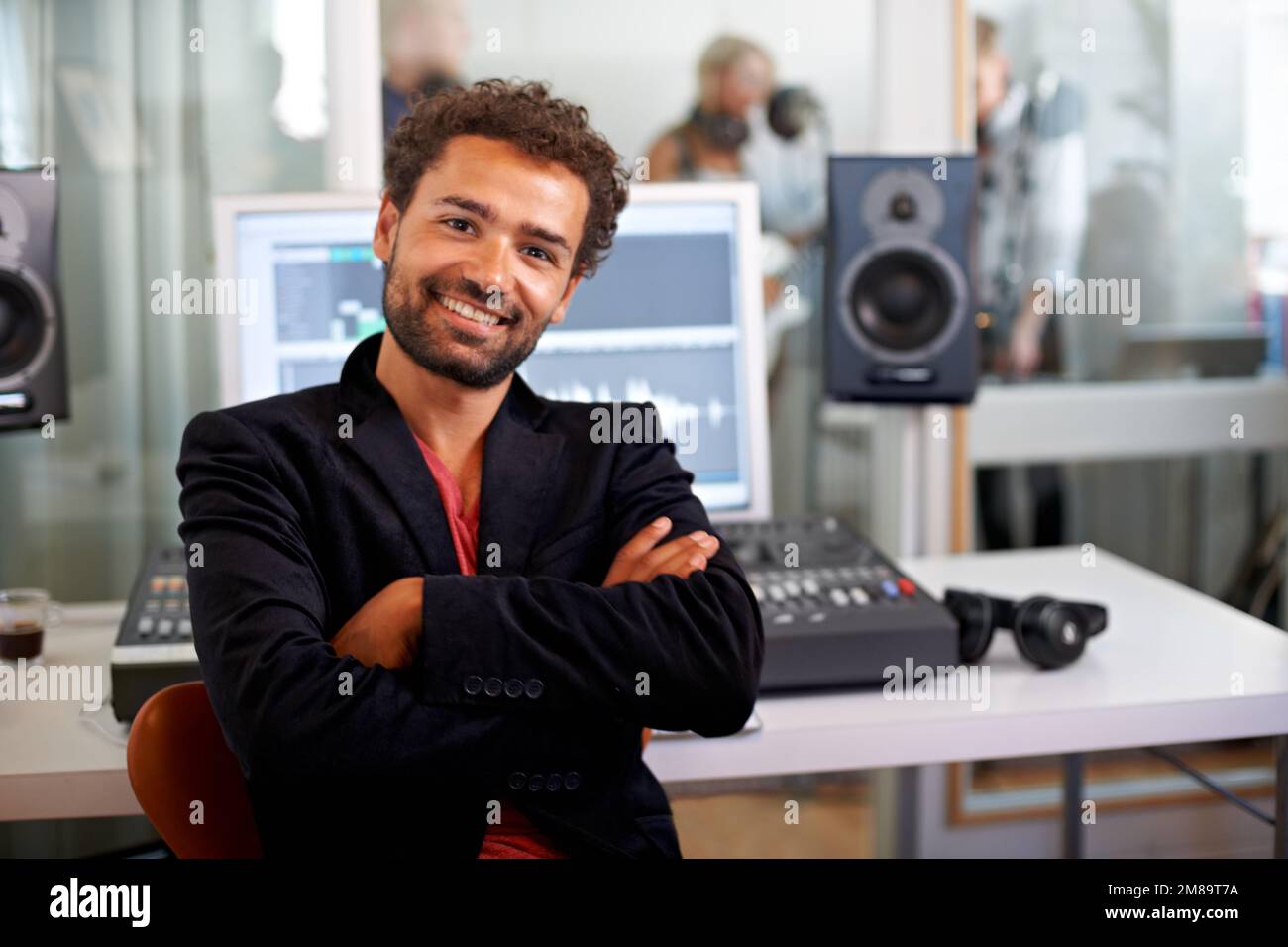 Hes made a name for himself in the biz. A handsome music producer ...