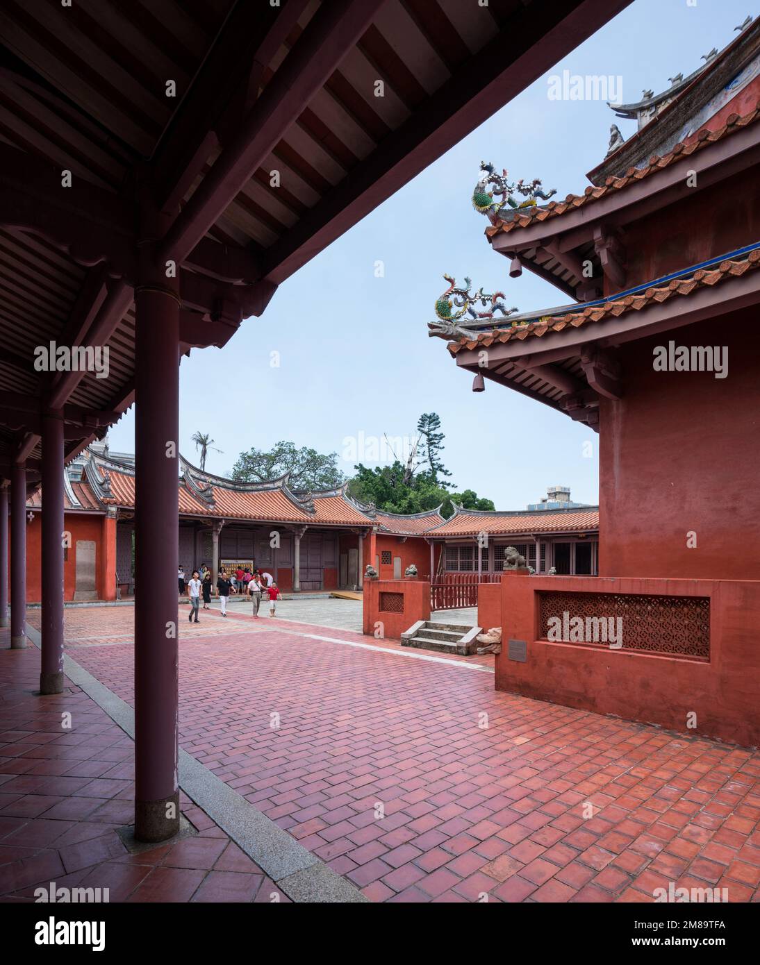 Tainan Confucius dacheng hall Stock Photo - Alamy