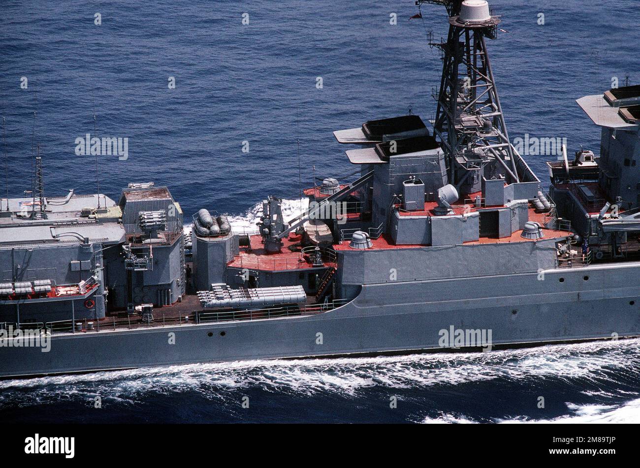A view of the superstructure, radar equipment, 533mm toredo tubes and ...