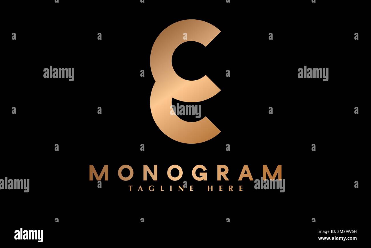 Alphabet cc modern letter abstract monogram vector logo template Stock ...