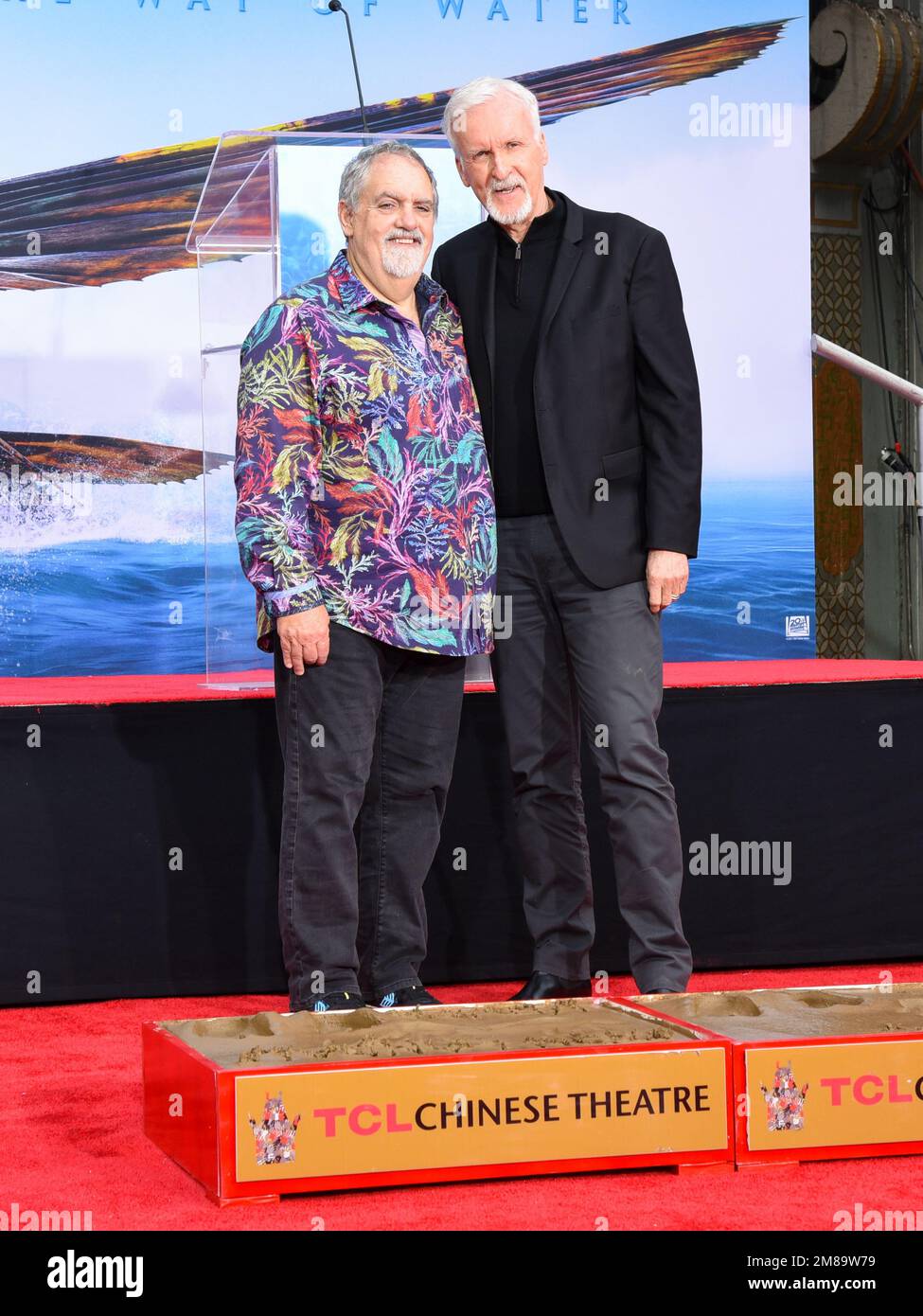 Hollywood, California, USA. 12th Jan, 2023. Jon Landau and James ...