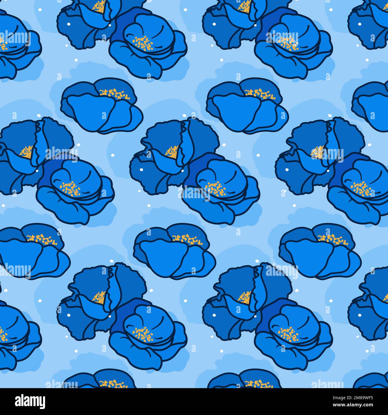 Cartoon poppy flower Stock Vector Images - Alamy