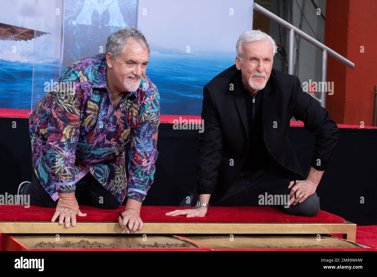 Hollywood, California, USA. 12th Jan, 2023. Jon Landau and James ...
