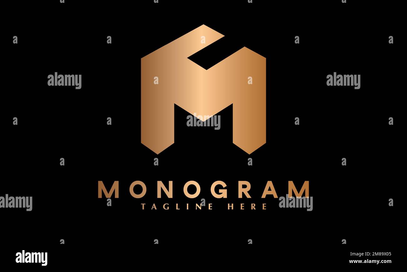 Monogram m hi-res stock photography and images - Alamy