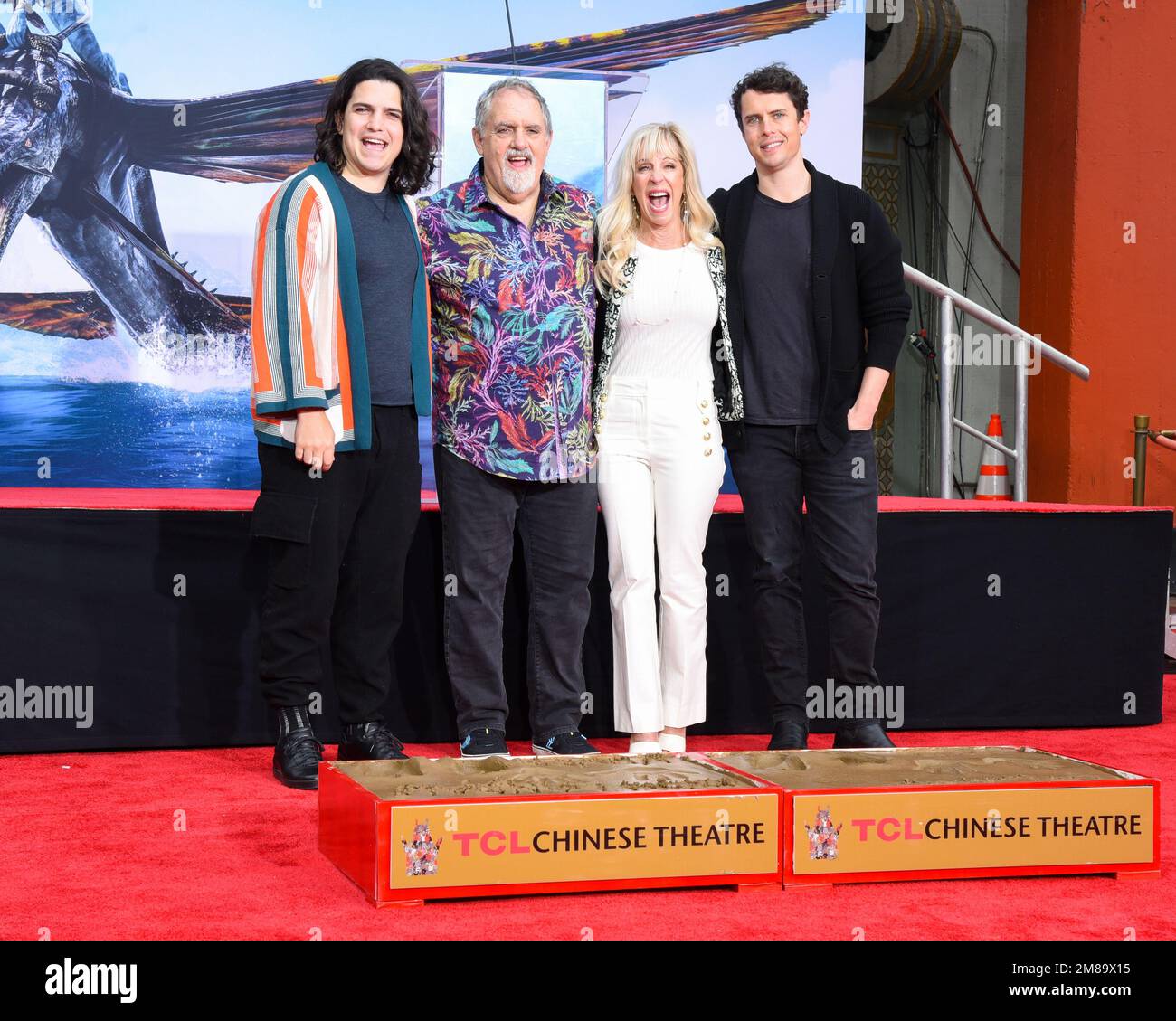 12 January 2023 - Hollywood, California - (L-R) Jodie Landau, Jon ...