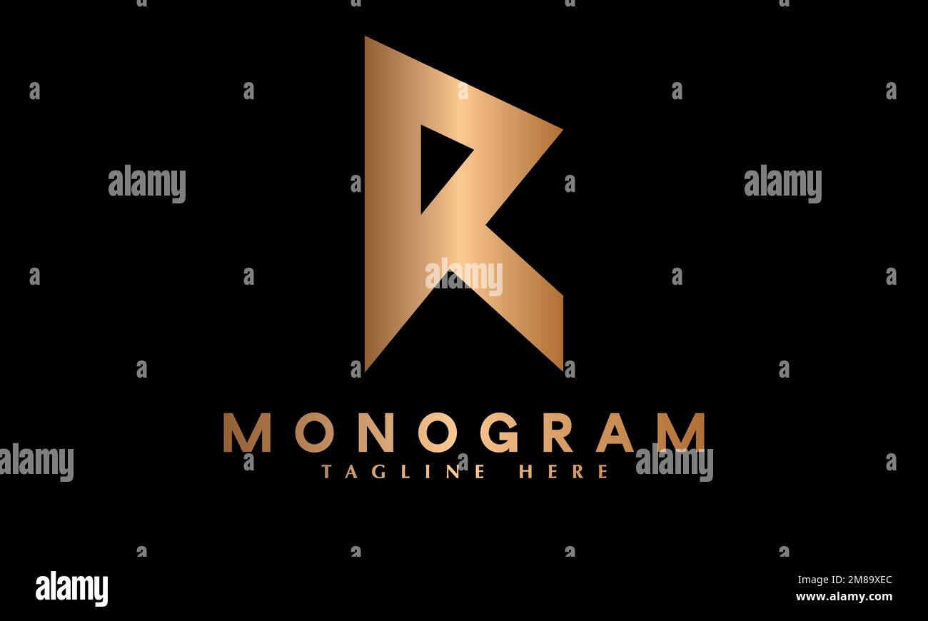 Alphabet r modern letter abstract monogram vector logo template Stock ...