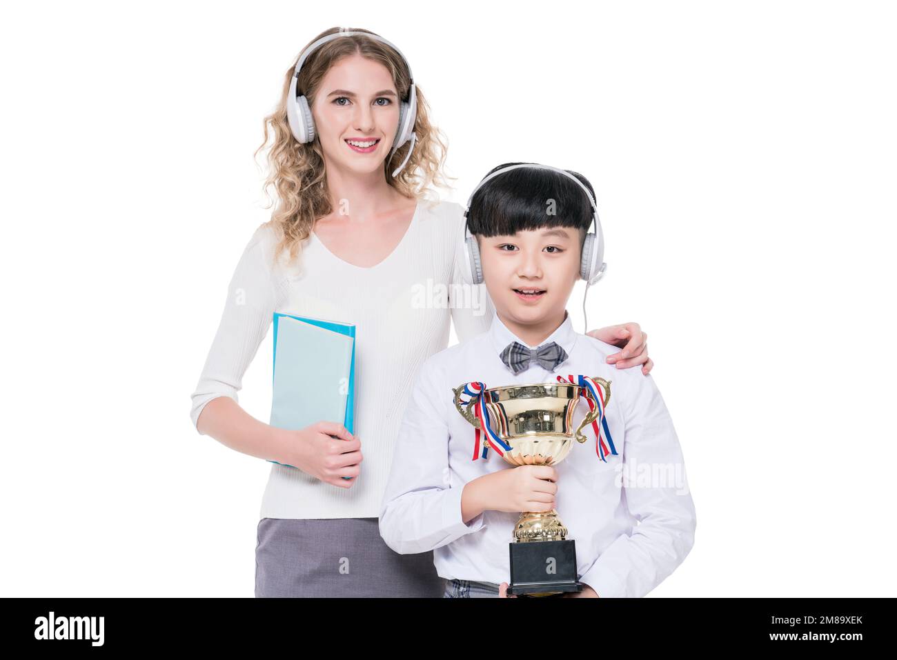 Female teachers guide students learning Stock Photo - Alamy