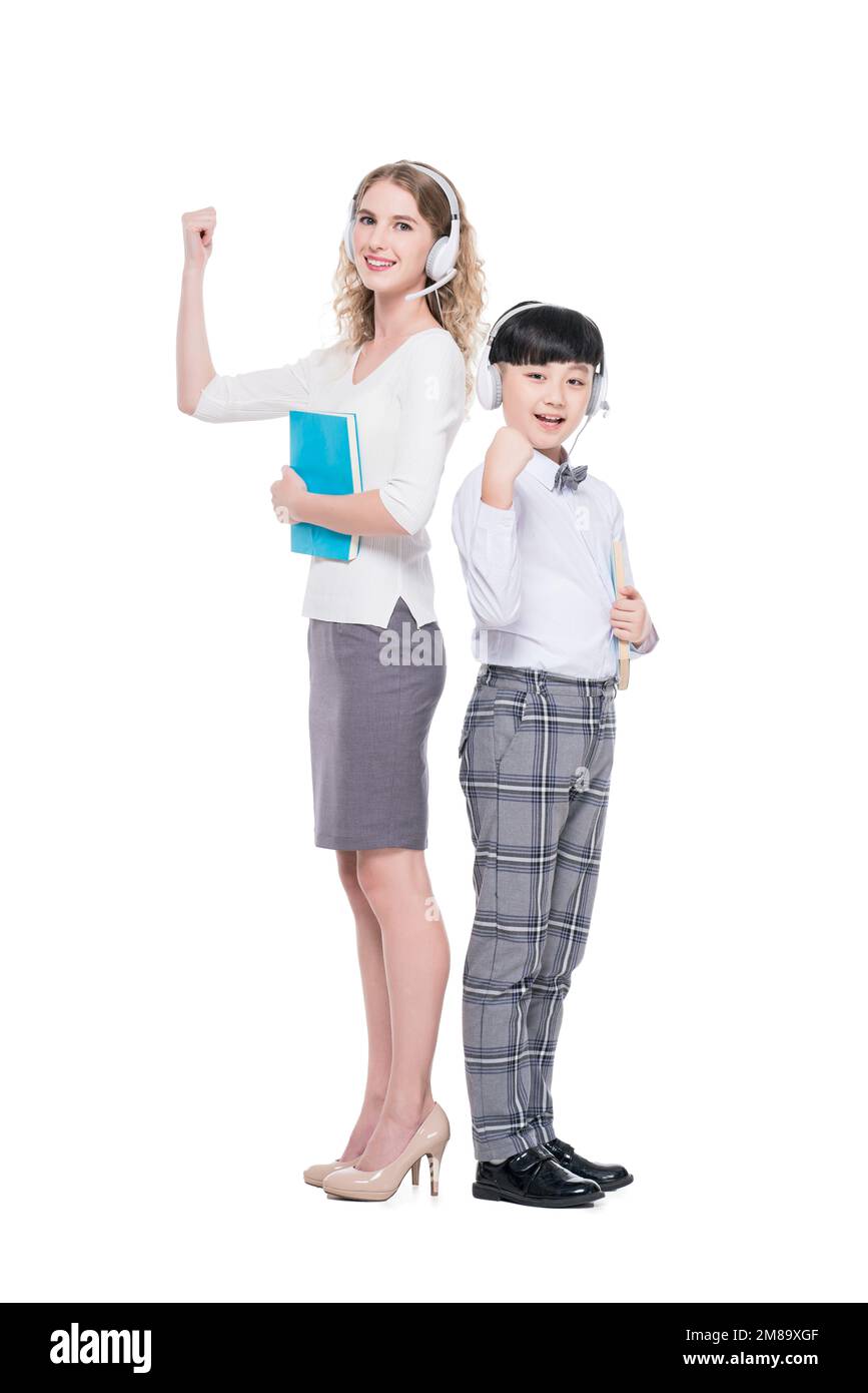 Female teachers guide students learning Stock Photo - Alamy