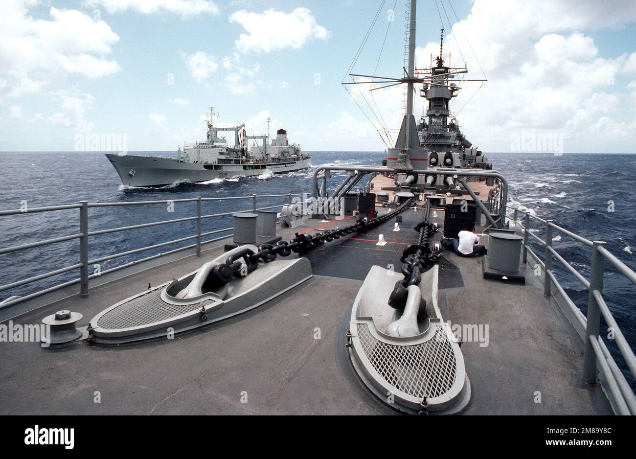 The Canadian operational support ship HMCS PROVIDER (AOR-508 ...