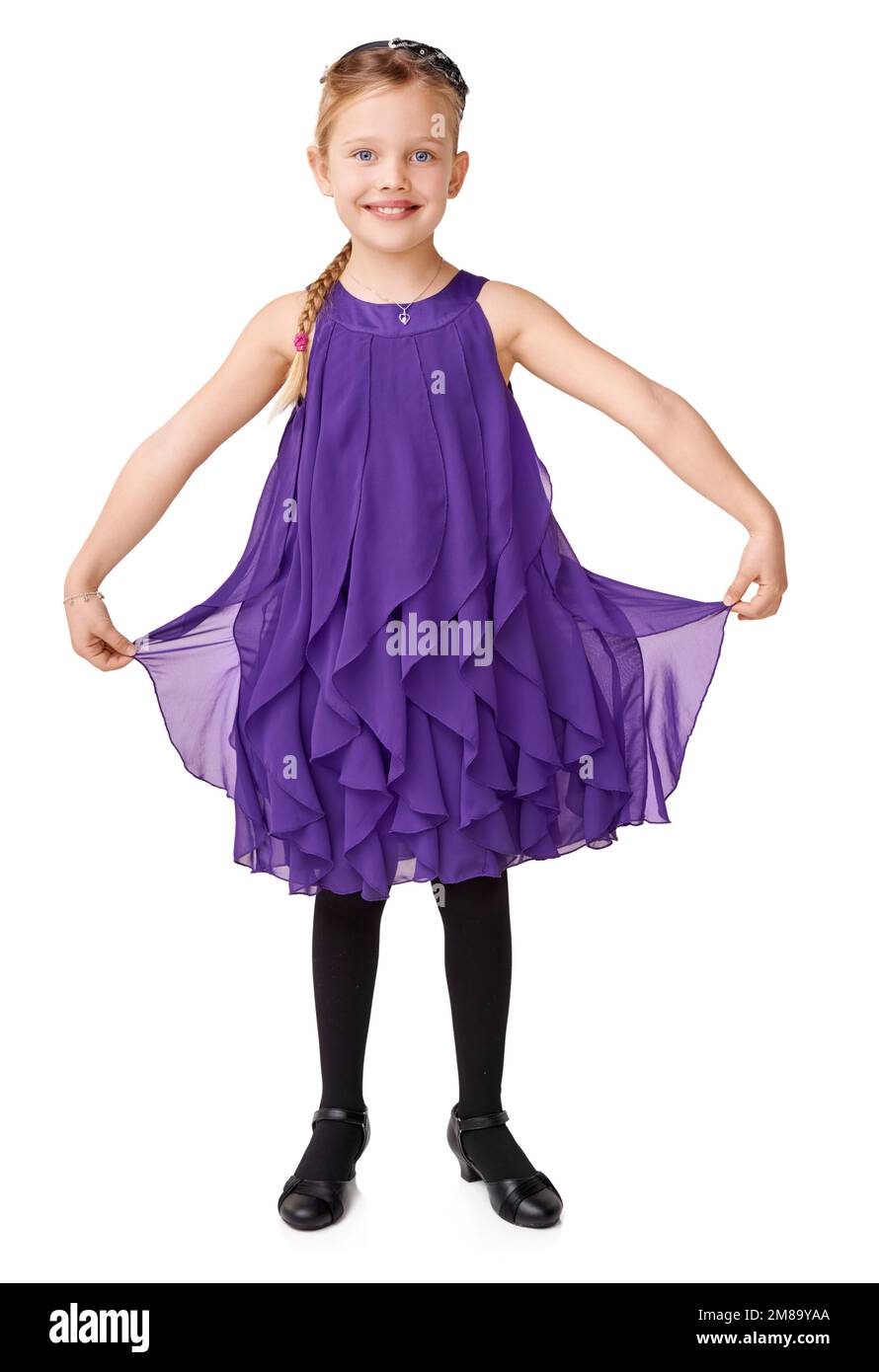 Ballroom dance, ballet and portrait of little girl dancer, kindergarten ...