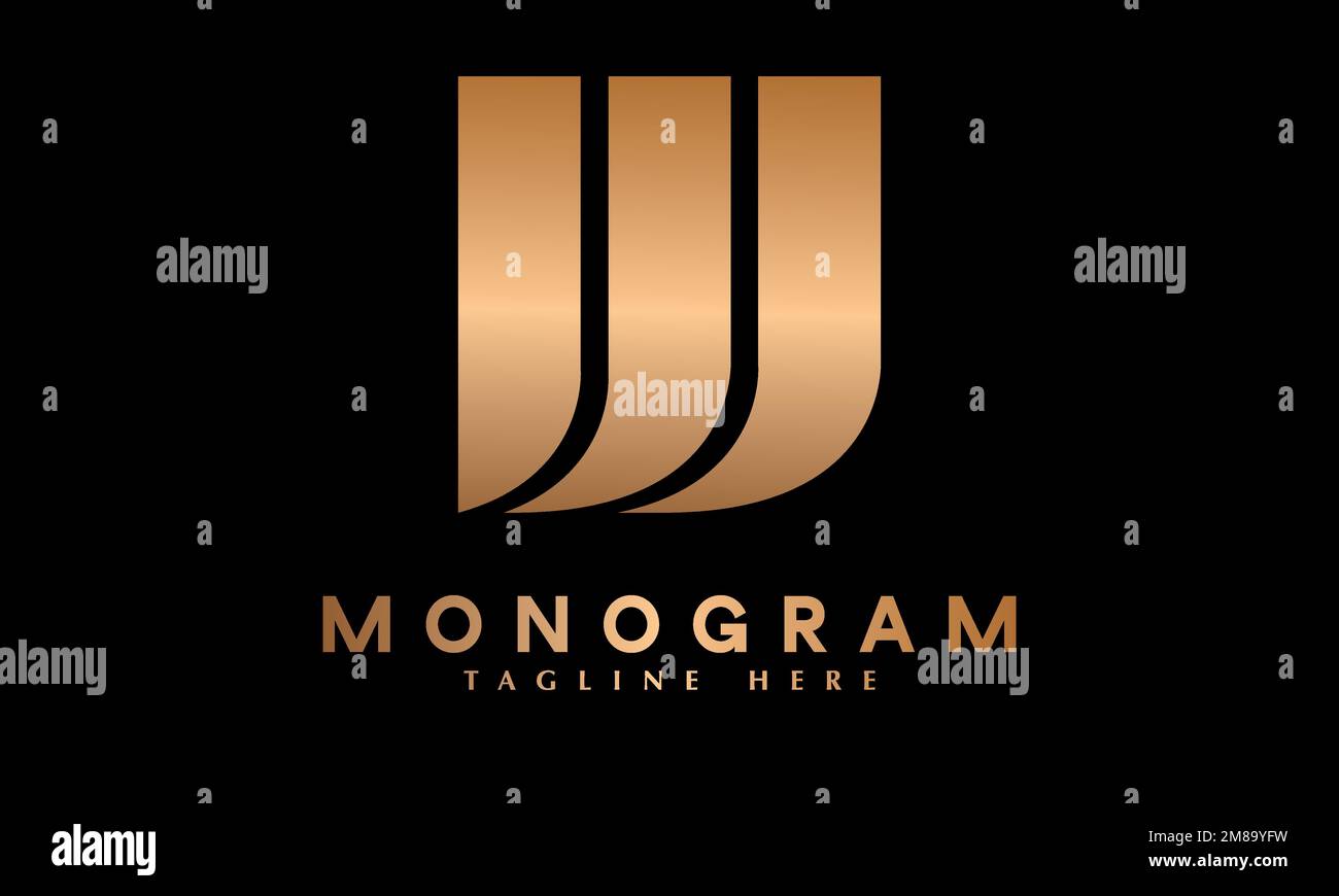 Alphabet w modern letter abstract monogram vector logo template Stock ...