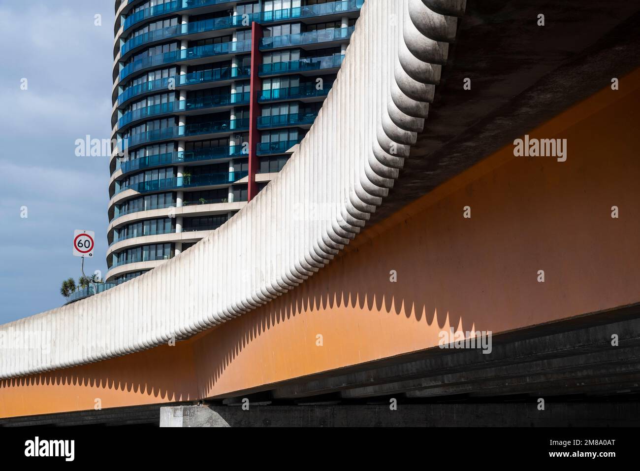 Bridge over the Yarra River which is part of Wurundjeri Way Stock Photo ...