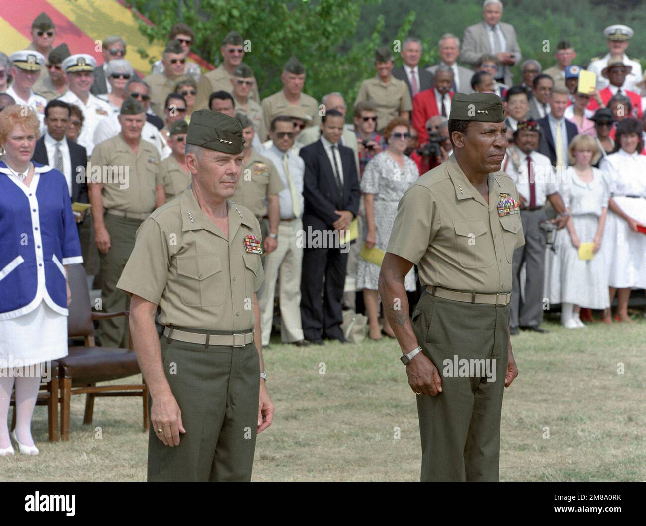 LGEN William R. Etnyre and LGEN Frank E. Petersen Jr. receive their ...