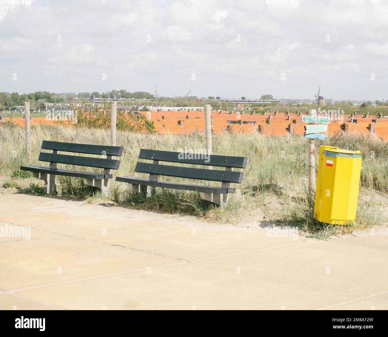 Beautiful shot wooden benches hi-res stock photography and images - Alamy