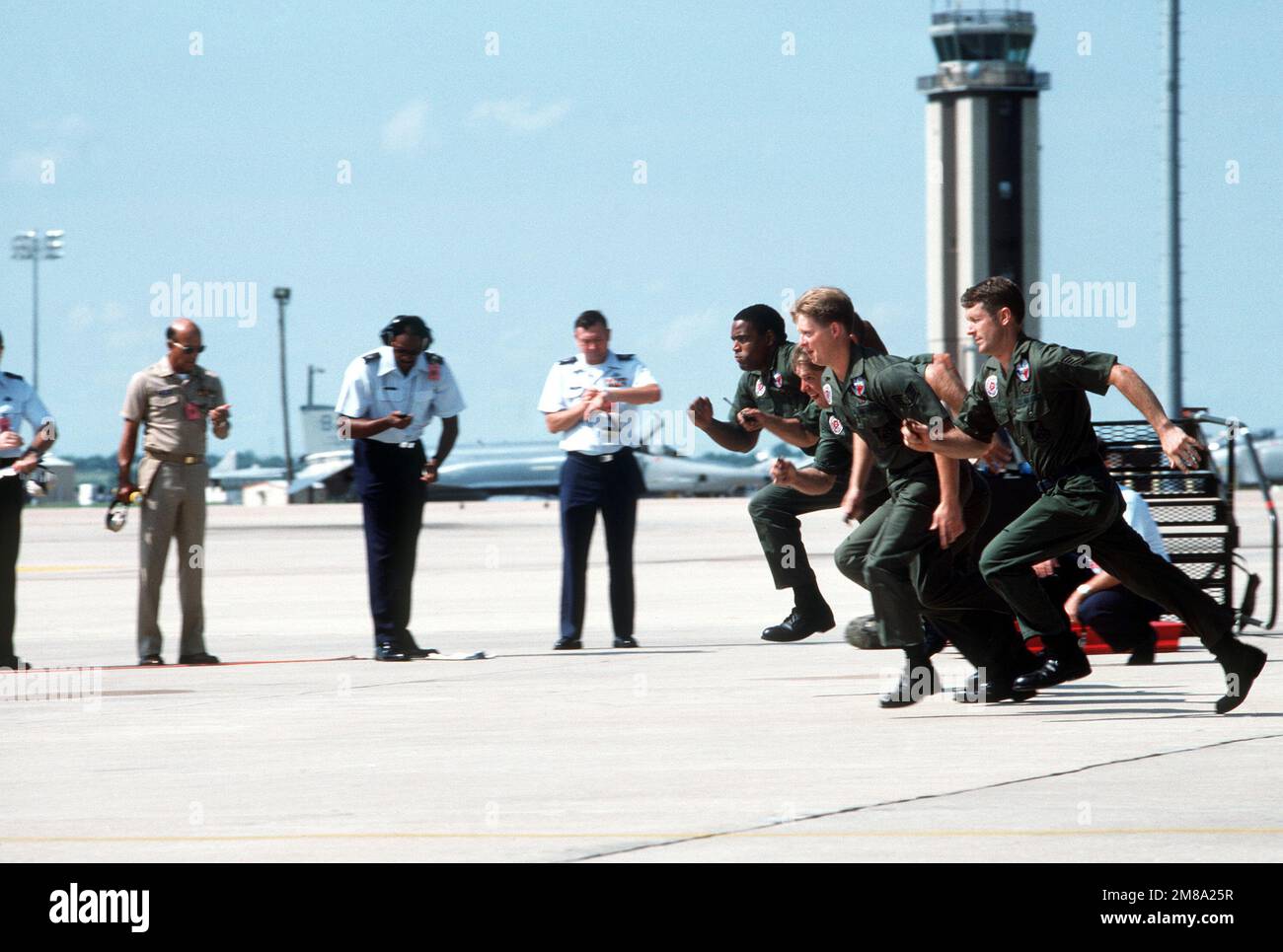 The 67th Tactical Reconnaissance Wing team sprints to victory in the ...