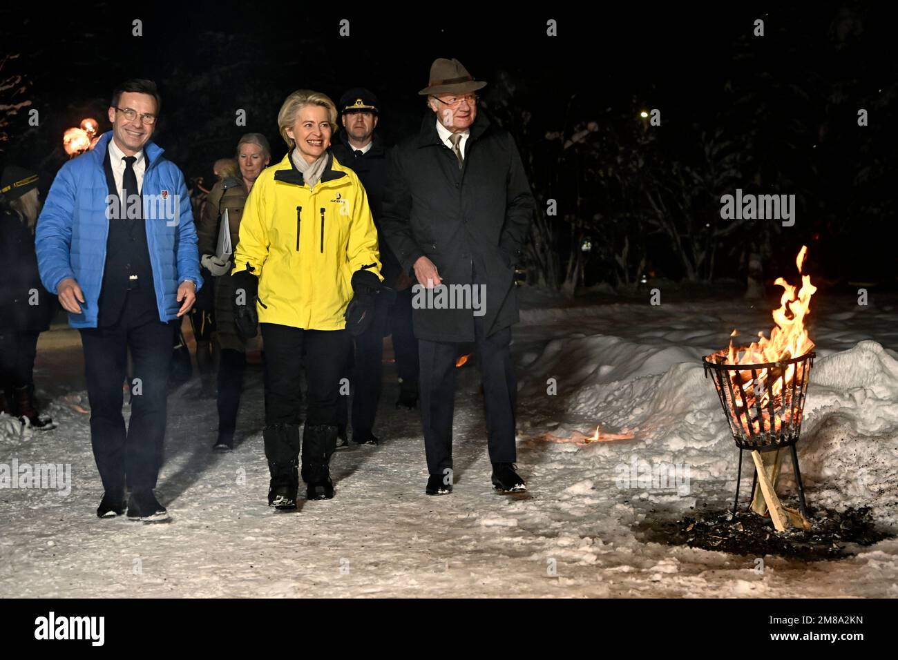 Sweden's Prime Minister Ulf Kristersson, EU Commission President Ursula ...