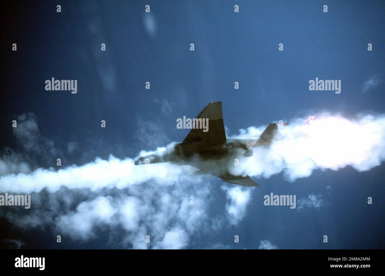 An F-4E Phantom II aircraft of the 37th Tactical Fighter Wing in the ...
