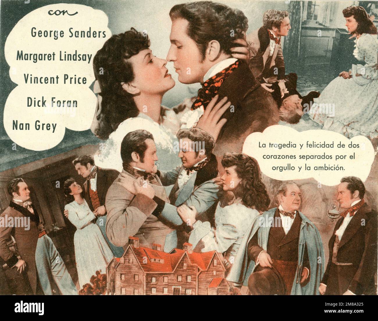 GEORGE SANDERS MARGARET LINDSAY and VINCENT PRICE in THE HOUSE OF THE ...