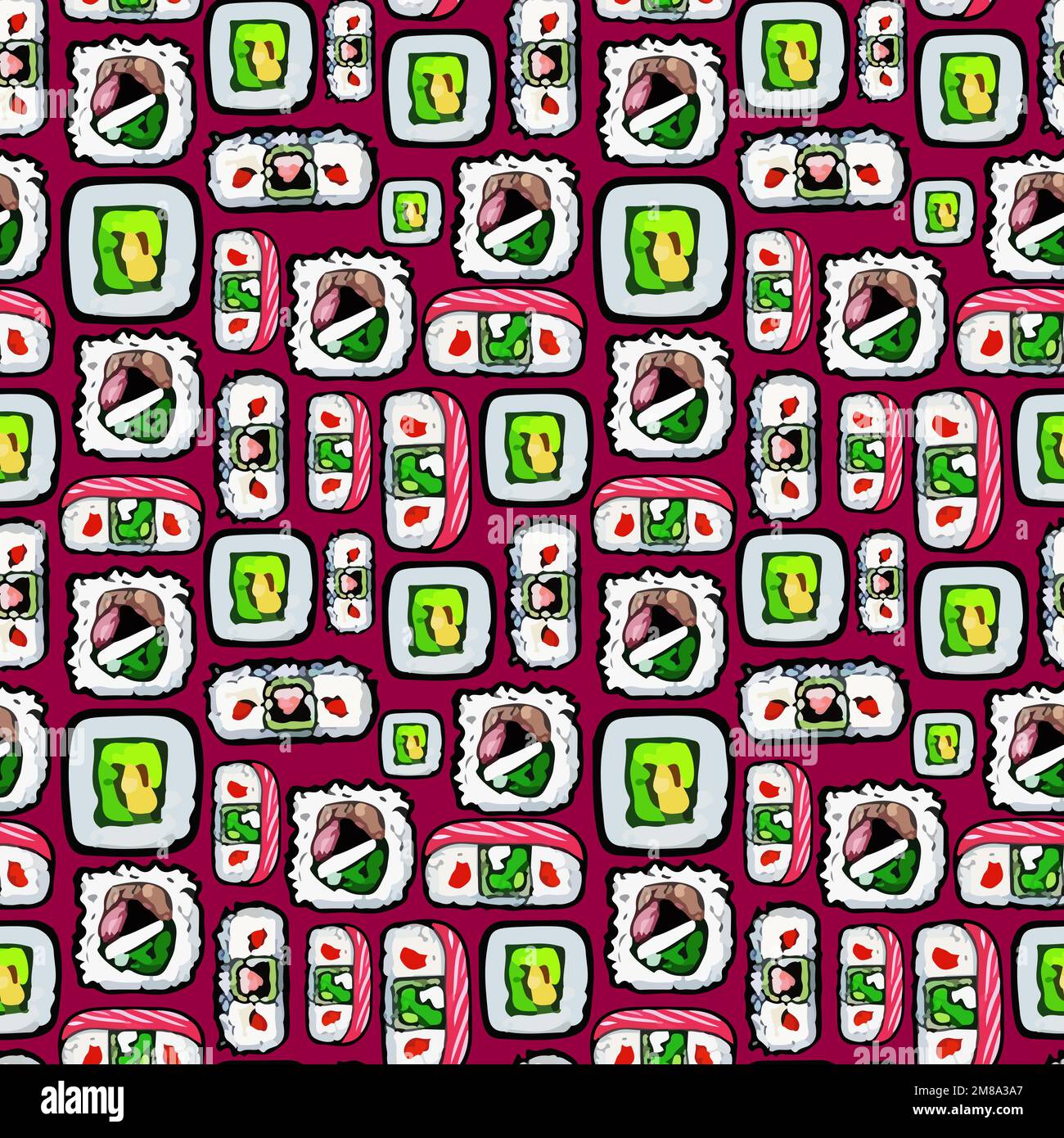 Raw octopus on traditional food Stock Vector Images - Alamy