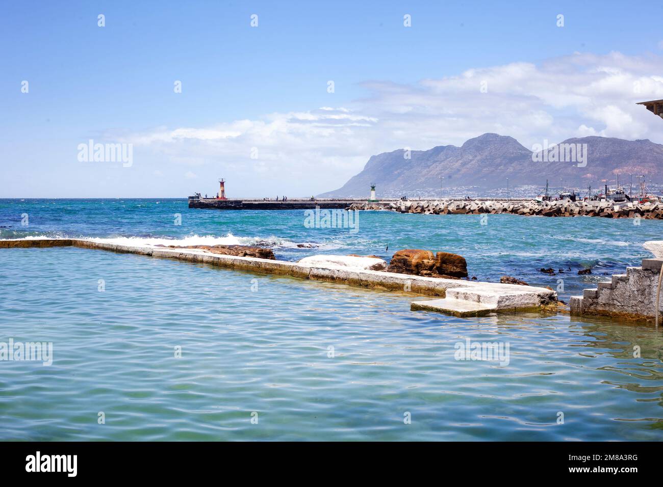 Tidal pools at Kalk Bay, Cape Town South Africa Stock Photo - Alamy