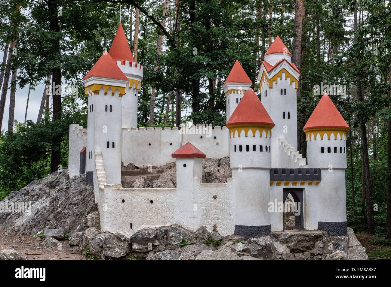 Miniature castle on rock czech hi-res stock photography and images - Alamy