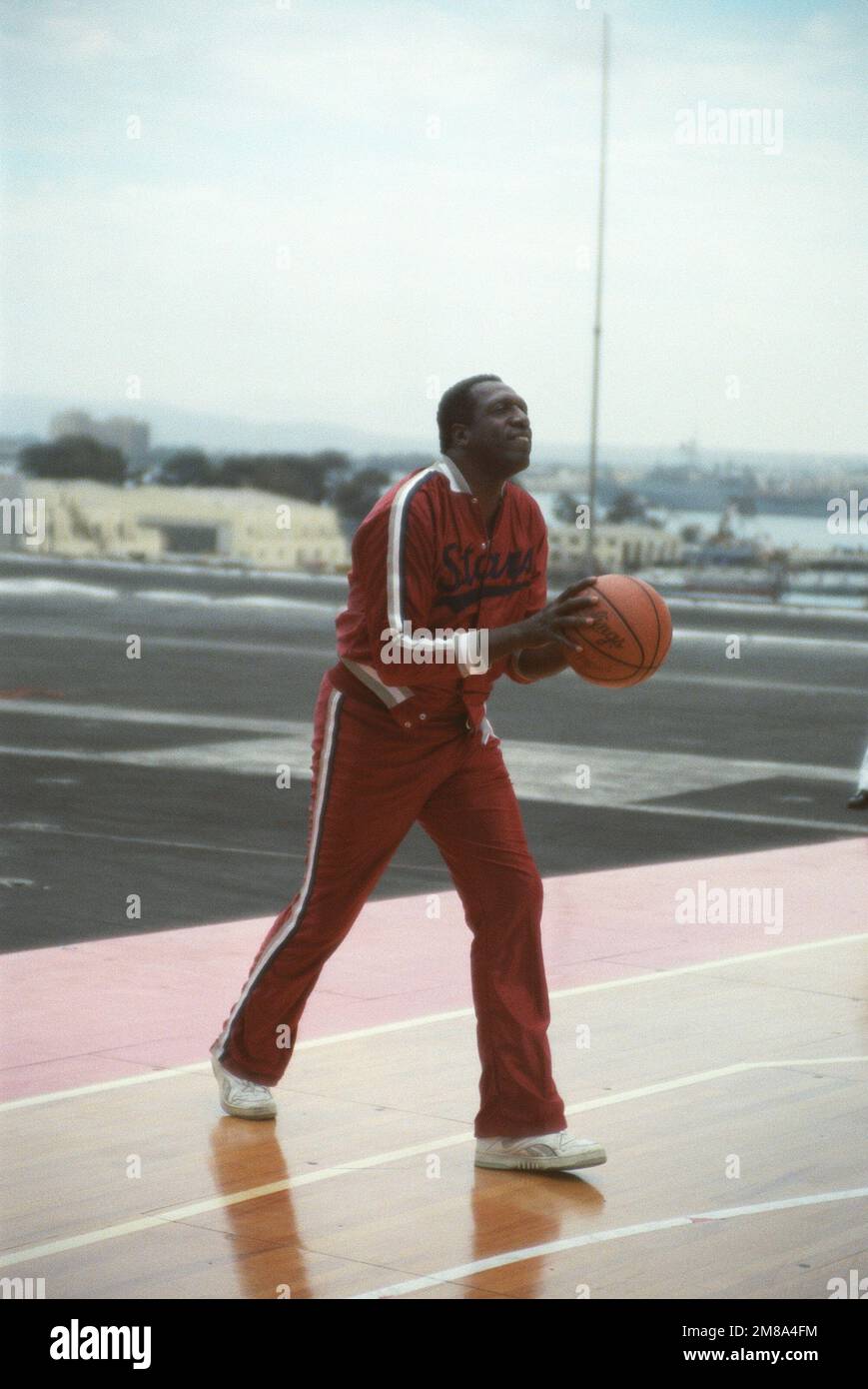 Star player, Meadowlark Lemon, formerly of the Harlem Globe Trotters ...