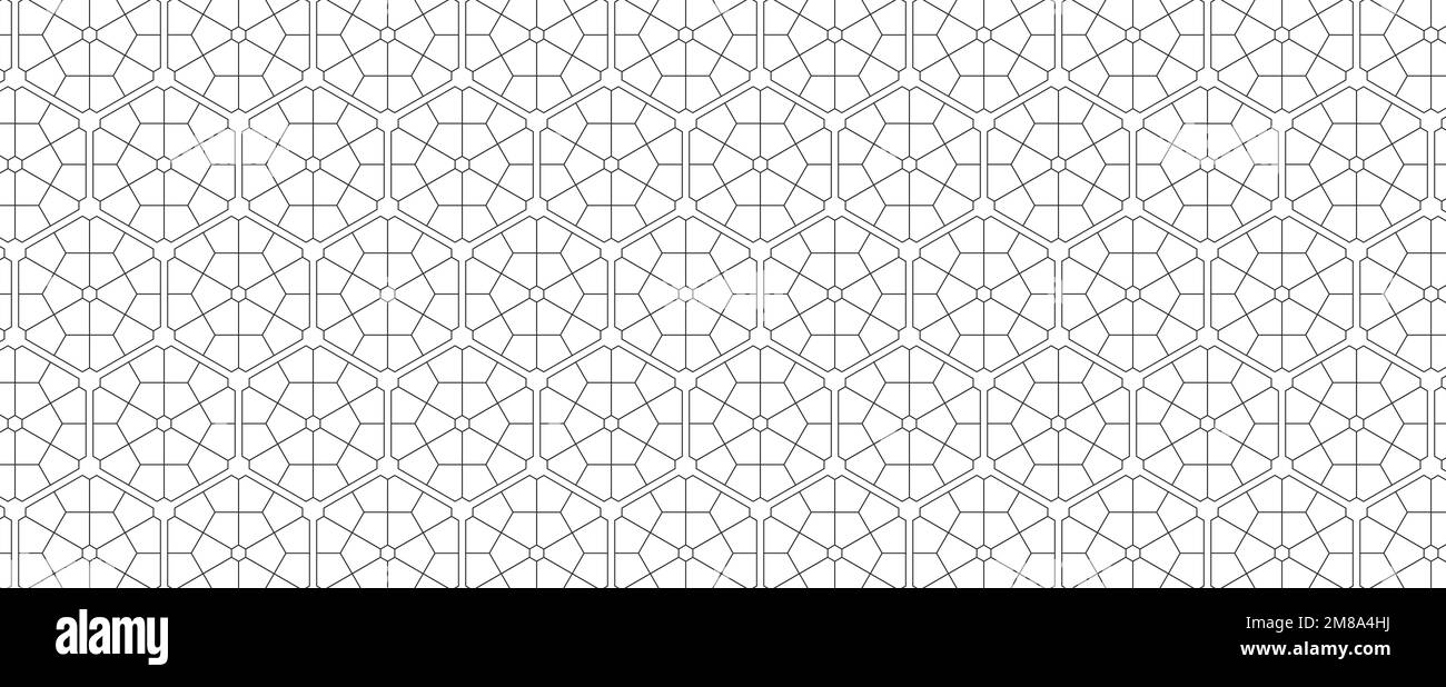 abstract black white hexagon, geometric texture background, polygon ...